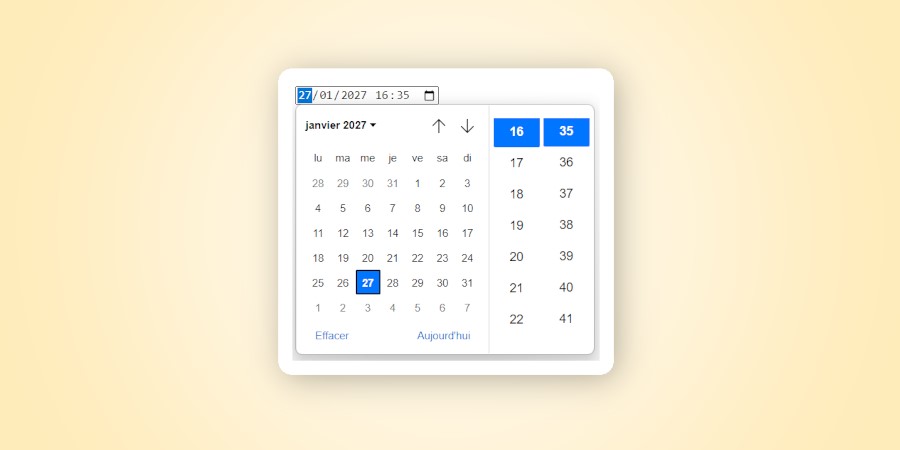 JavaScript : Comment définir et afficher une date dans un input datetime-local